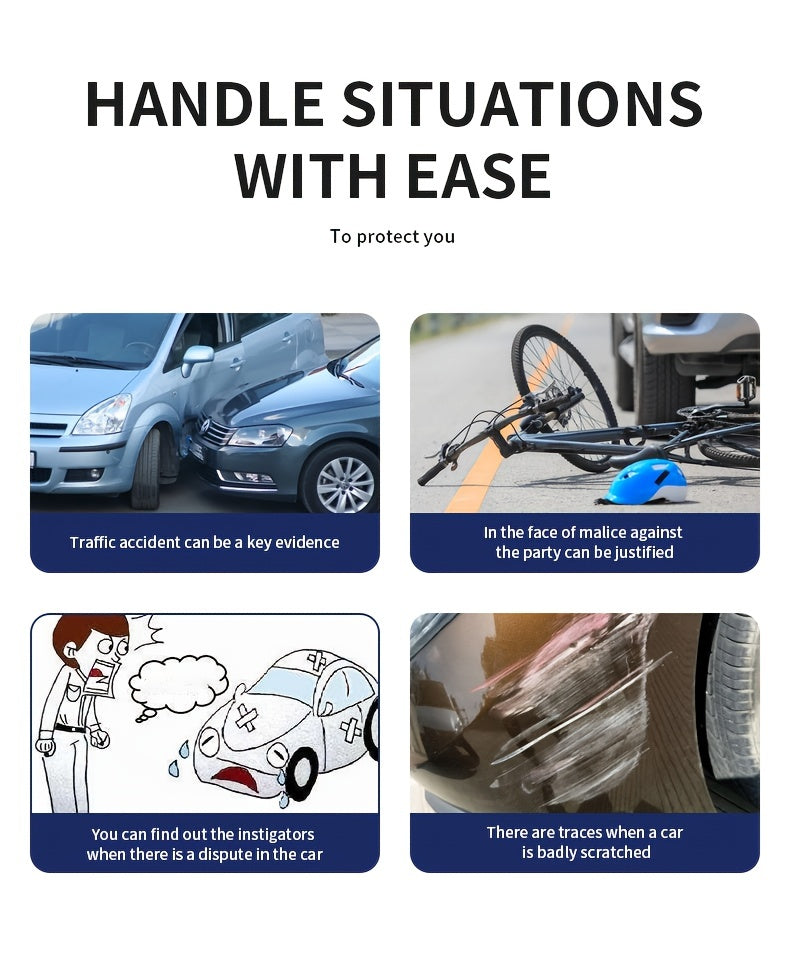 Vavupo 1080P Triple Dash Cam | Front, Inside, Rear– The Casio Shop