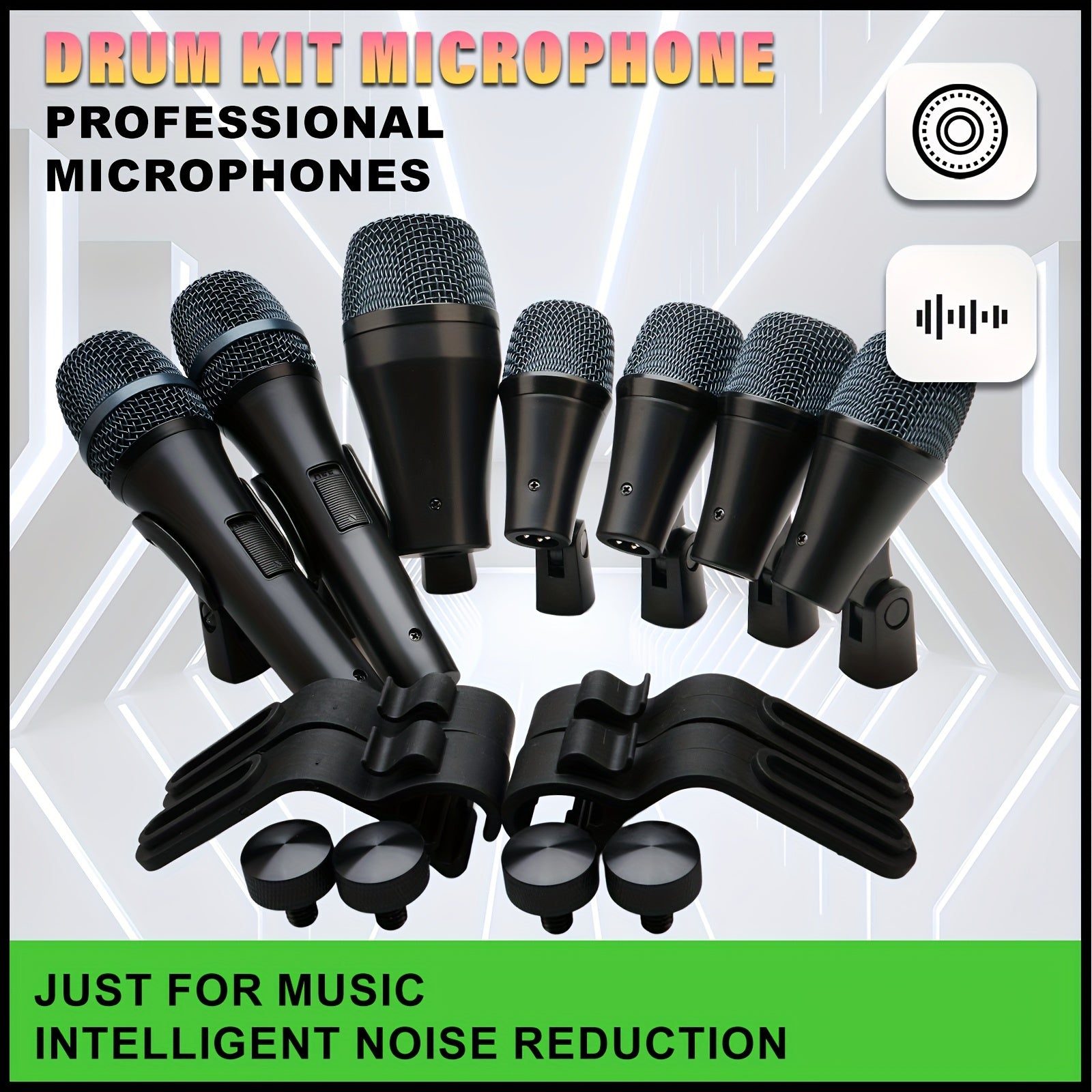 Pro Drum Mic Kit - Studio & Stage Ready– The Casio Shop